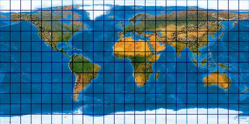 Kartennetzentwürfe - Kartenprojektionen - Zylinderentwürfe